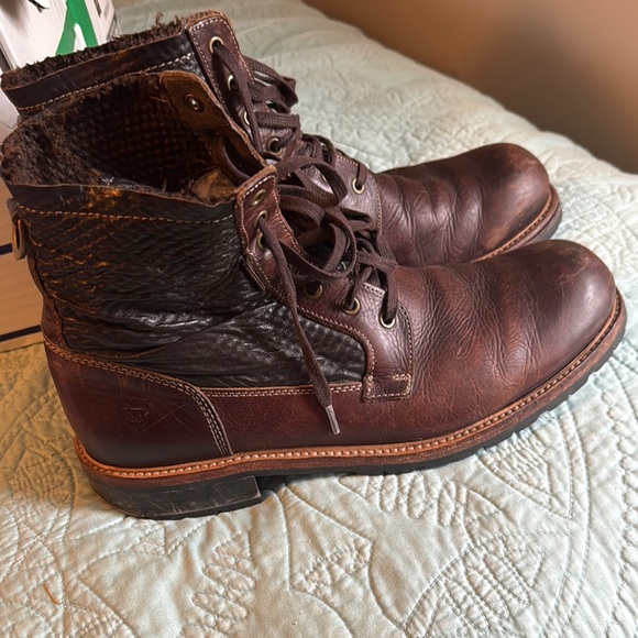 Andrew Marc | Shoes | Andrew Marc Brown Leather Boots | Poshmark